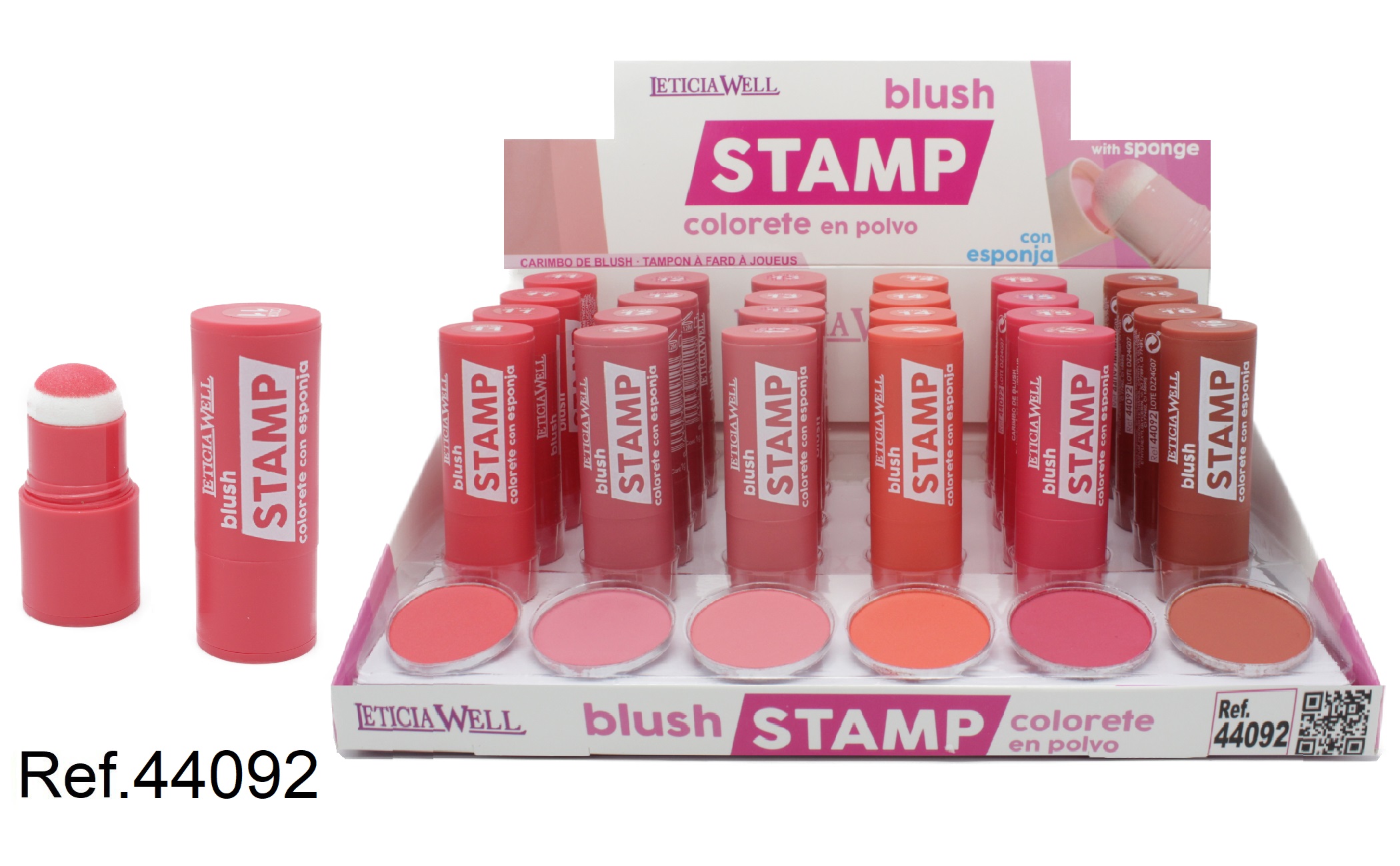 Ref. 44092 BLUSH STAMP 6 COLORS Leticiawell